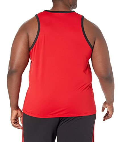 adidas Big & Tall 3G Speed Tank Better Scarlet/Black 3XL Tall