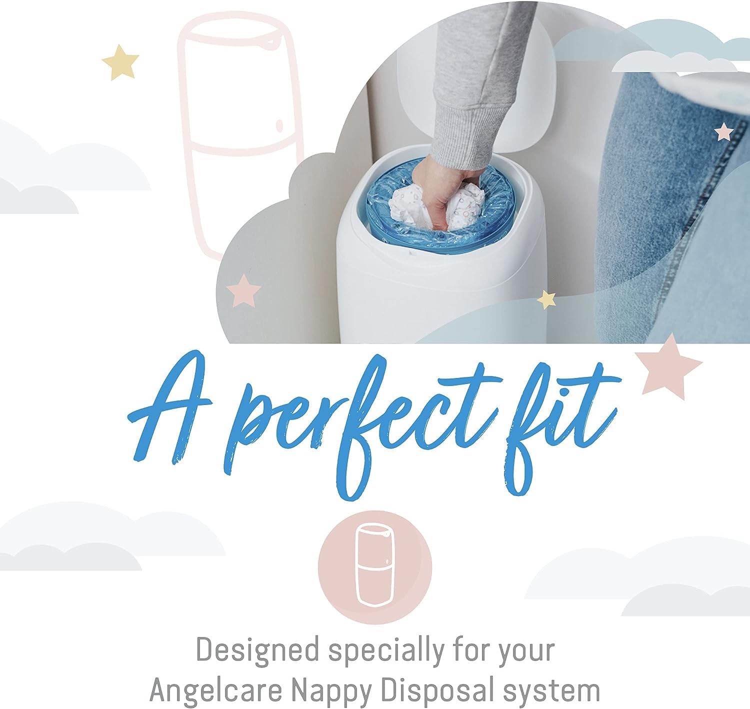 Angelcare Nappy Refill Cassettes (3)