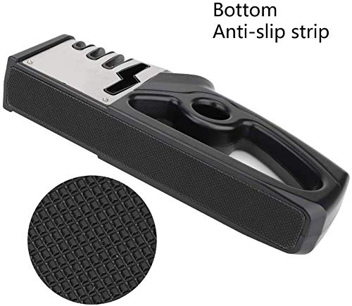 Anosiar Knife Sharpeners, 4-Stage Kitchen Knife Sharpener Manual Knife Sharpening Tool, Professional Sharpener