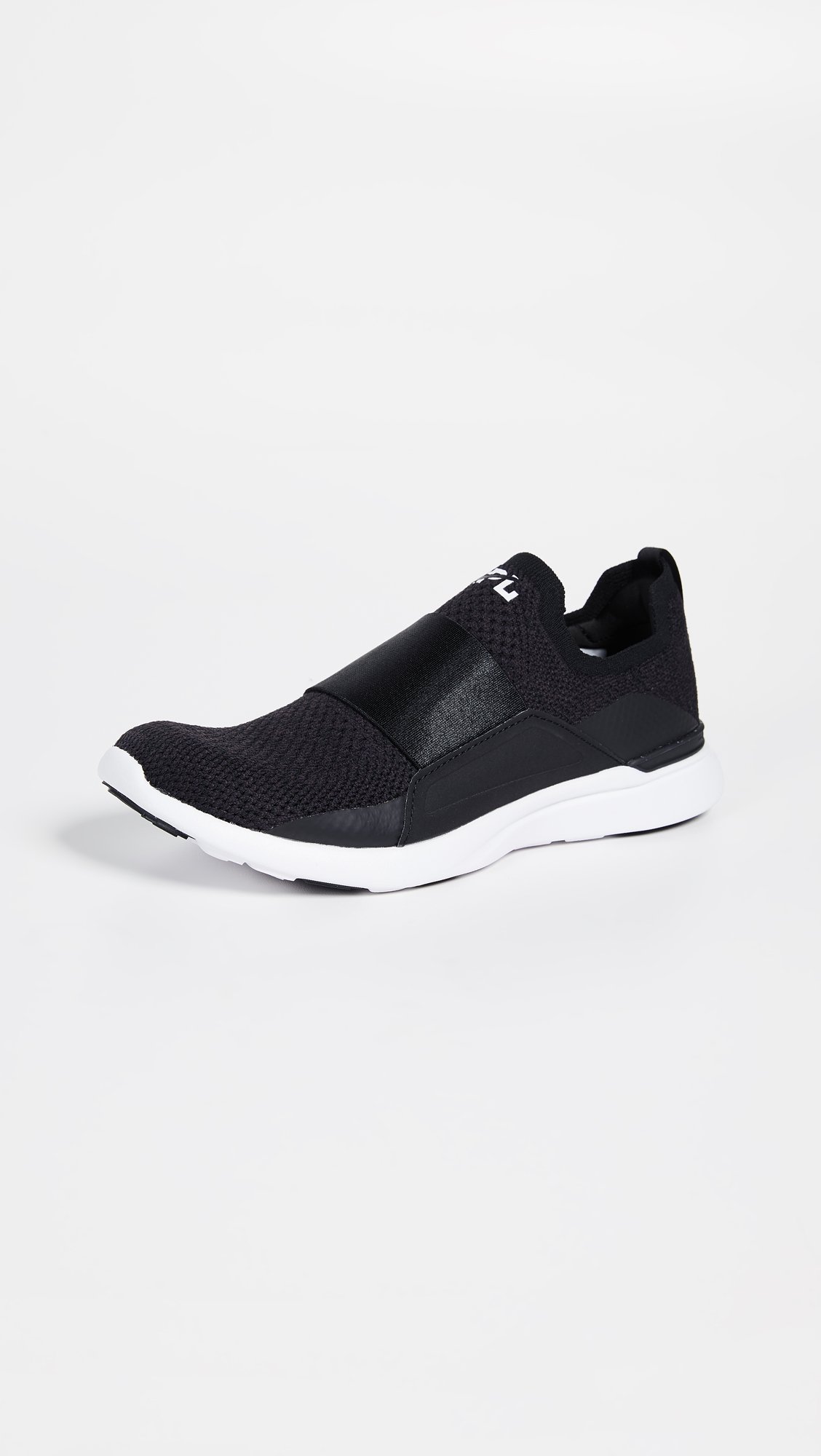 APL: Athletic Propulsion Labs Women's TechLoom Bliss Sneakers, Black/Black/White, 7 Medium US
