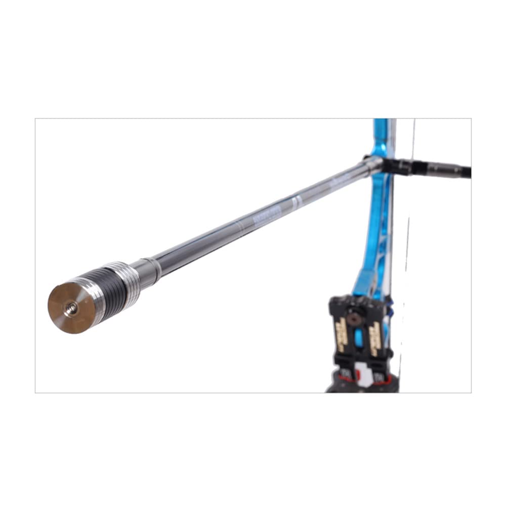 AMEYXGS Archery Stabilizer Weight Kit Counterweight Kit Bow Stabilizer Balance Bar Weight for Recurve Bow and Compound Bow (Black)