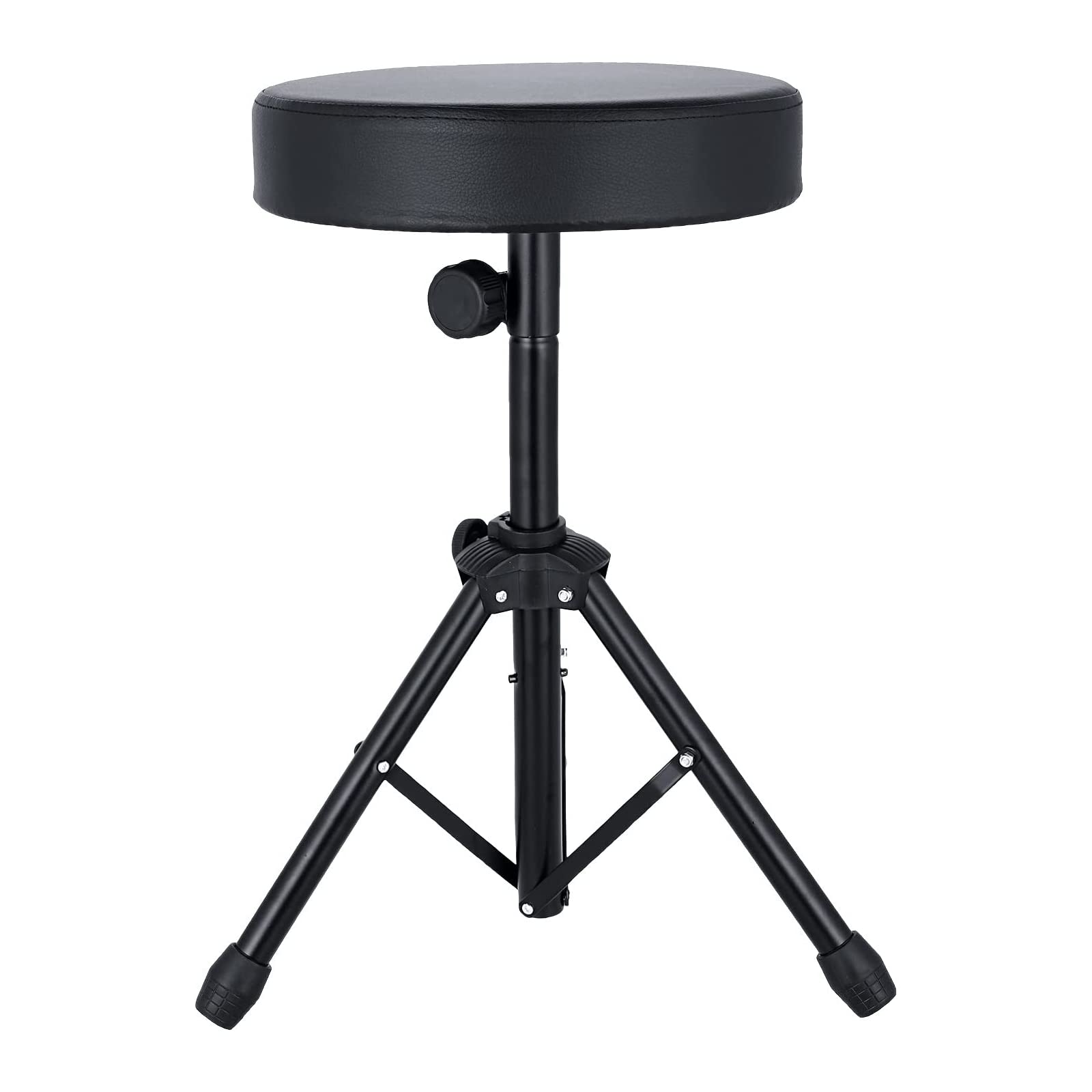 Anfan Universal Drum Throne Adjustable Padded Drum Stool with Anti-Slip Feet for Adults and Kids