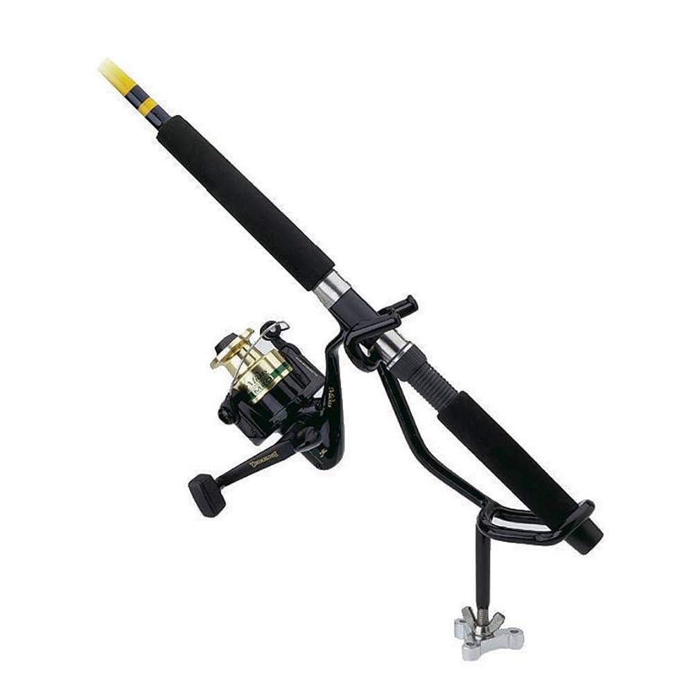 Attwood Sure Grip Steel 45 Degree Angle Rod Holder with Base (4-Inch)