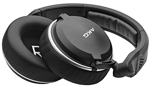 AKG Pro Audio AKG K182PROFESSIONAL Closed-Back Monitor HEADPHONESK182, Black, Standard Size (3103H00030)
