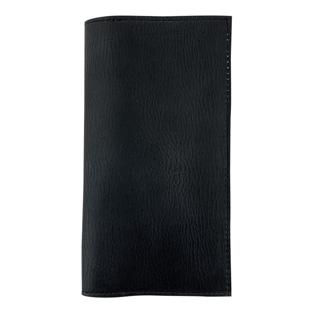 Hide & Drink, Checkbook Cover, Minimalist Organizer, Check Presenter, Bill Holder for Waiter and Waitress, Restaurant Accessories, Full Grain Leather, Handmade, Charcoal Black