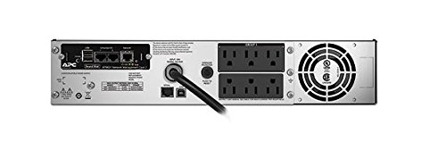 APC 1500VA Smart UPS with SmartConnect, SMT1500RM2UCNC Rack Mount UPS Battery Backup, Sinewave, AVR, Network Management Card, 120V, Line Interactive Uninterruptible Power Supply