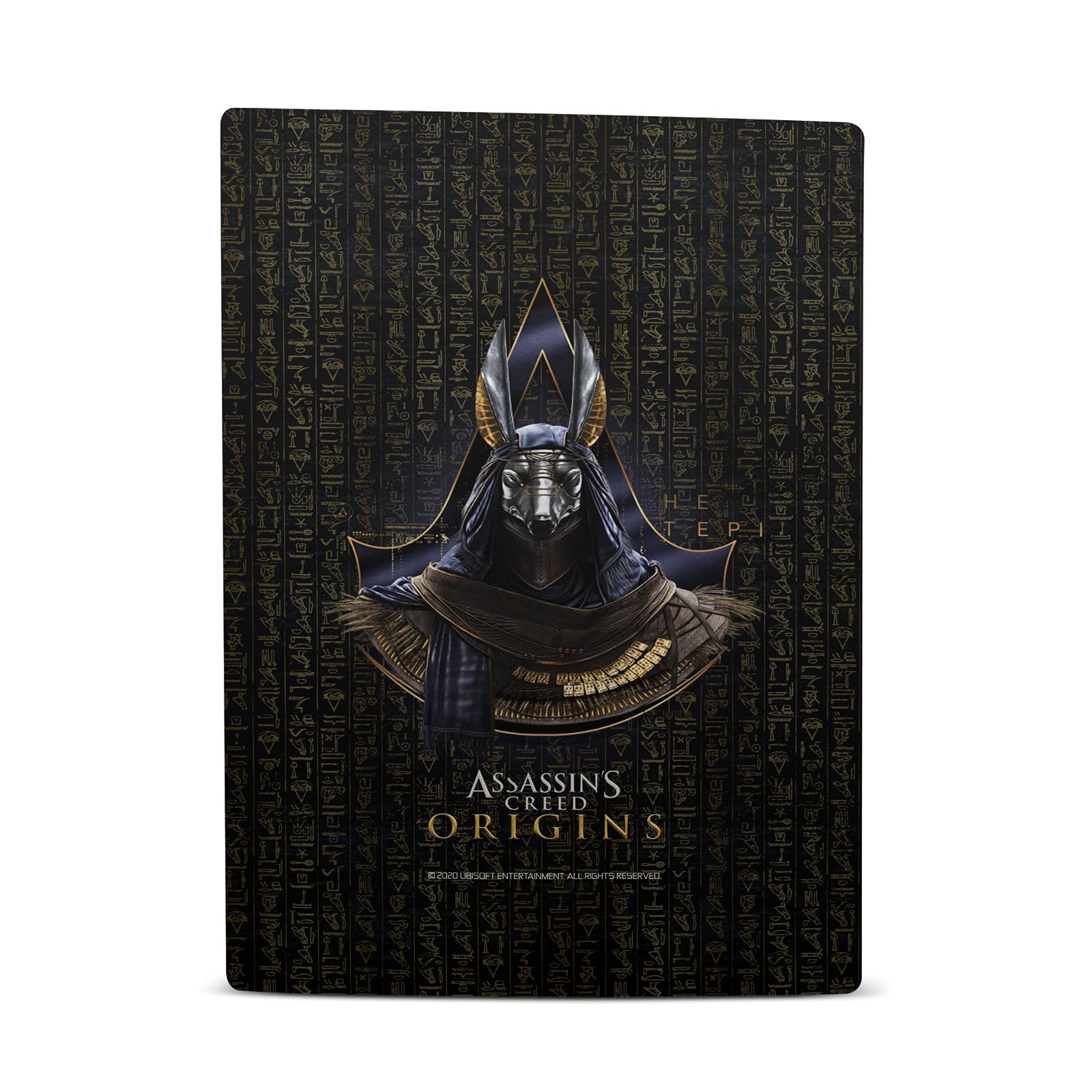 Head Case Designs Officially Licensed Assassin's Creed Hetepi Origins Character Art Vinyl Faceplate Gaming Skin Decal Compatible With Sony PlayStation 5 PS5 Digital Console and DualSense Controller