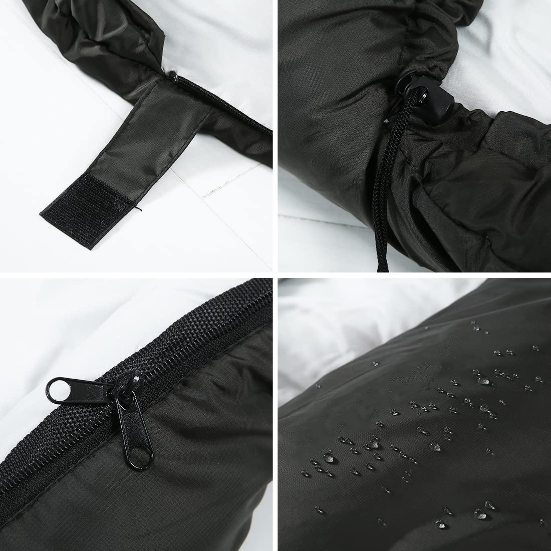 ASOUT Double Sleeping Bag for Adults Camping, Hiking, Backpacking, Extra-Wide, Portable, Comfort, Great for 4 Season Warm & Cold Weather(59"x87")
