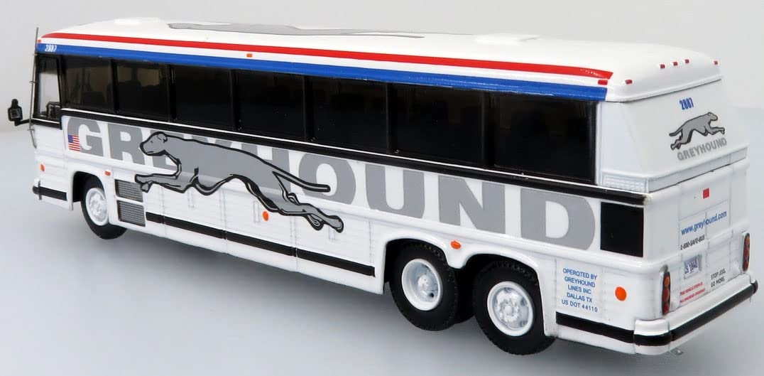 MCI MC9 Coach Diecast Bus Greyhound Lines 1:87-HO Scale Iconic Replicas New in The Box, Green