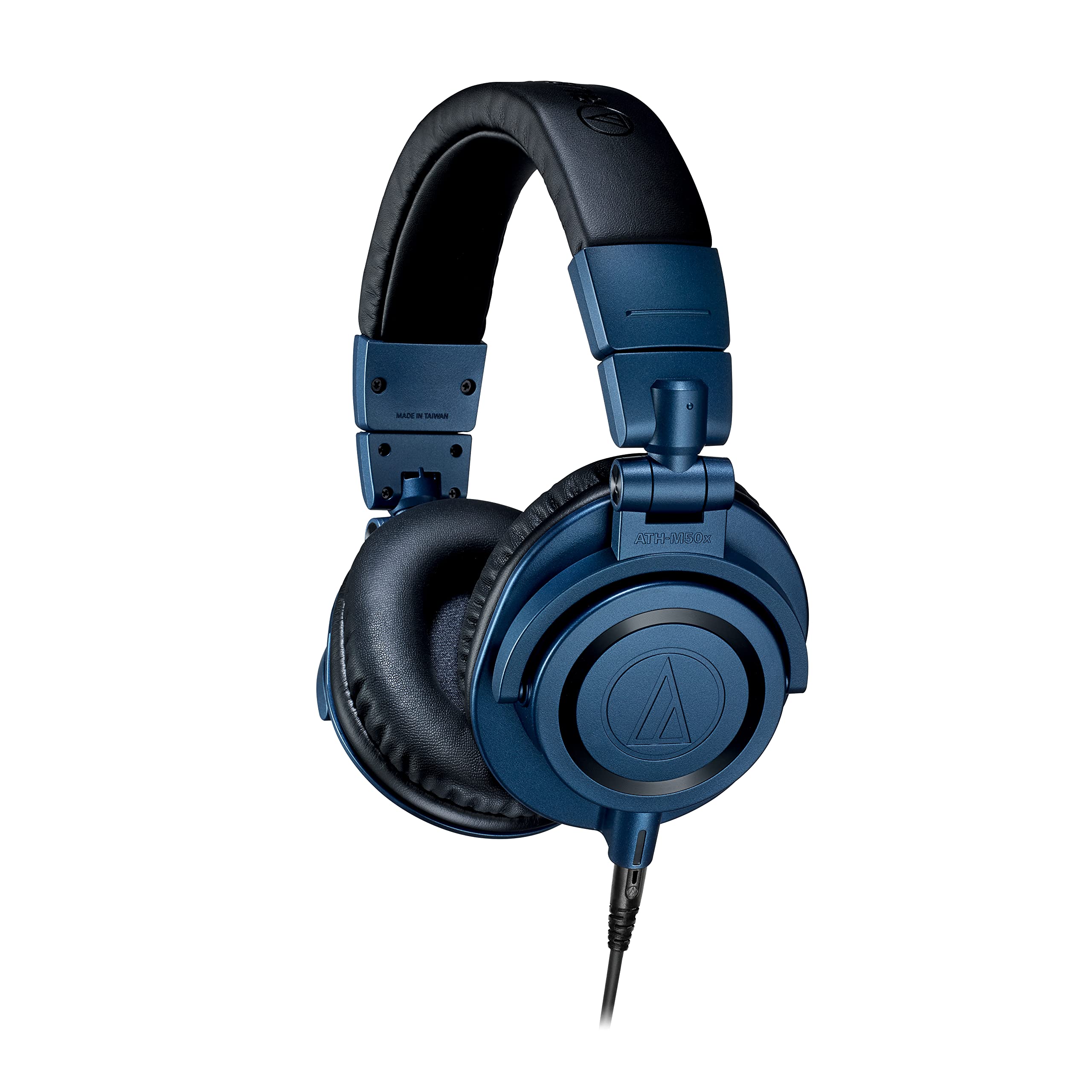 Audio-Technica ATH-M50xDS Professional Studio Monitor Headphone (Deep Sea) with 6Ave Cleaning Kit and 6Pk Cable Ties