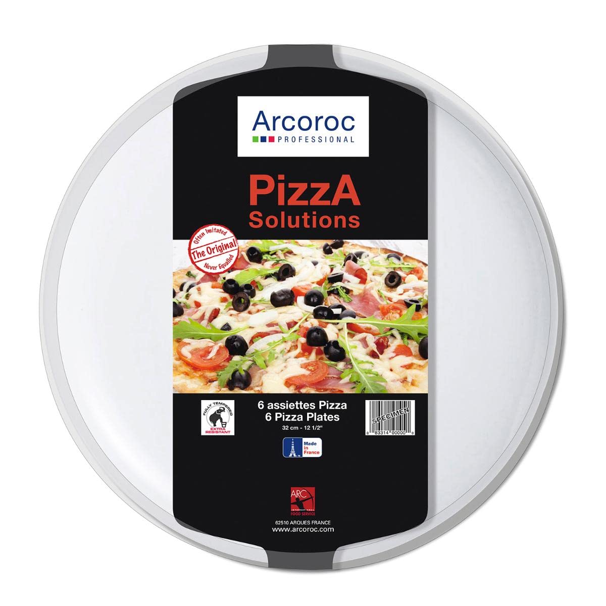 ARCOROC Solutions Uni Pizza Plate, White