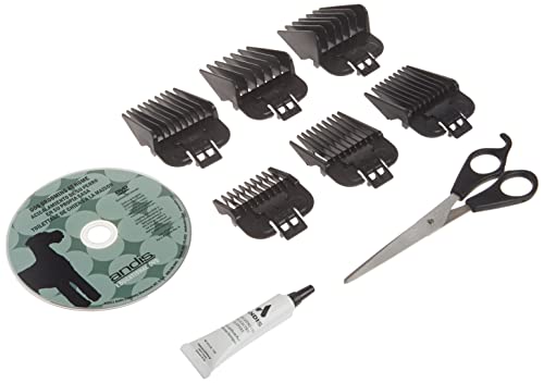 Andis EasyClip Pro-Animal 11-Piece Detachable Blade Clipper Kit in Frustration Free Packaging, Pet Grooming, MBG-2 (65785)