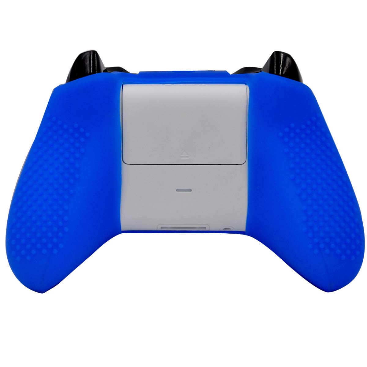 Antil-Slip Silicone Controller Cover Protective Case for Xbox One S Slim/Xbox One X Controller Soft Cover Skin with 2 Thumb Grips(Blue)