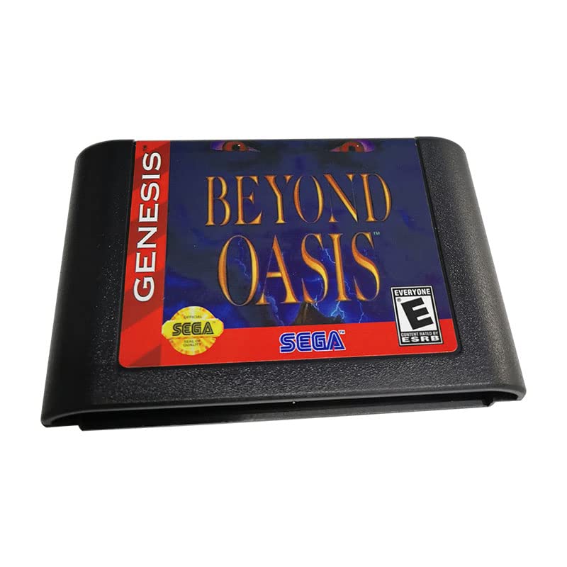 Beyond Oasis Video Game Card for Sega Megadrive Geneis Game Cartridge