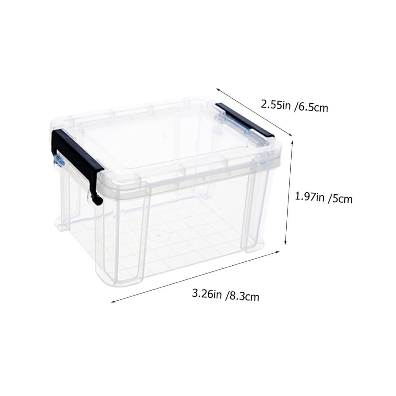 CHILDWEET 5pcs Boxes Tote Bags Portable Mini Bin Mini Screws Bins Small Sundries Case Small Plastic Tote Mini Bins Clear Mini Sundries Organizer Mini Plastic Tote Pp Storage Container