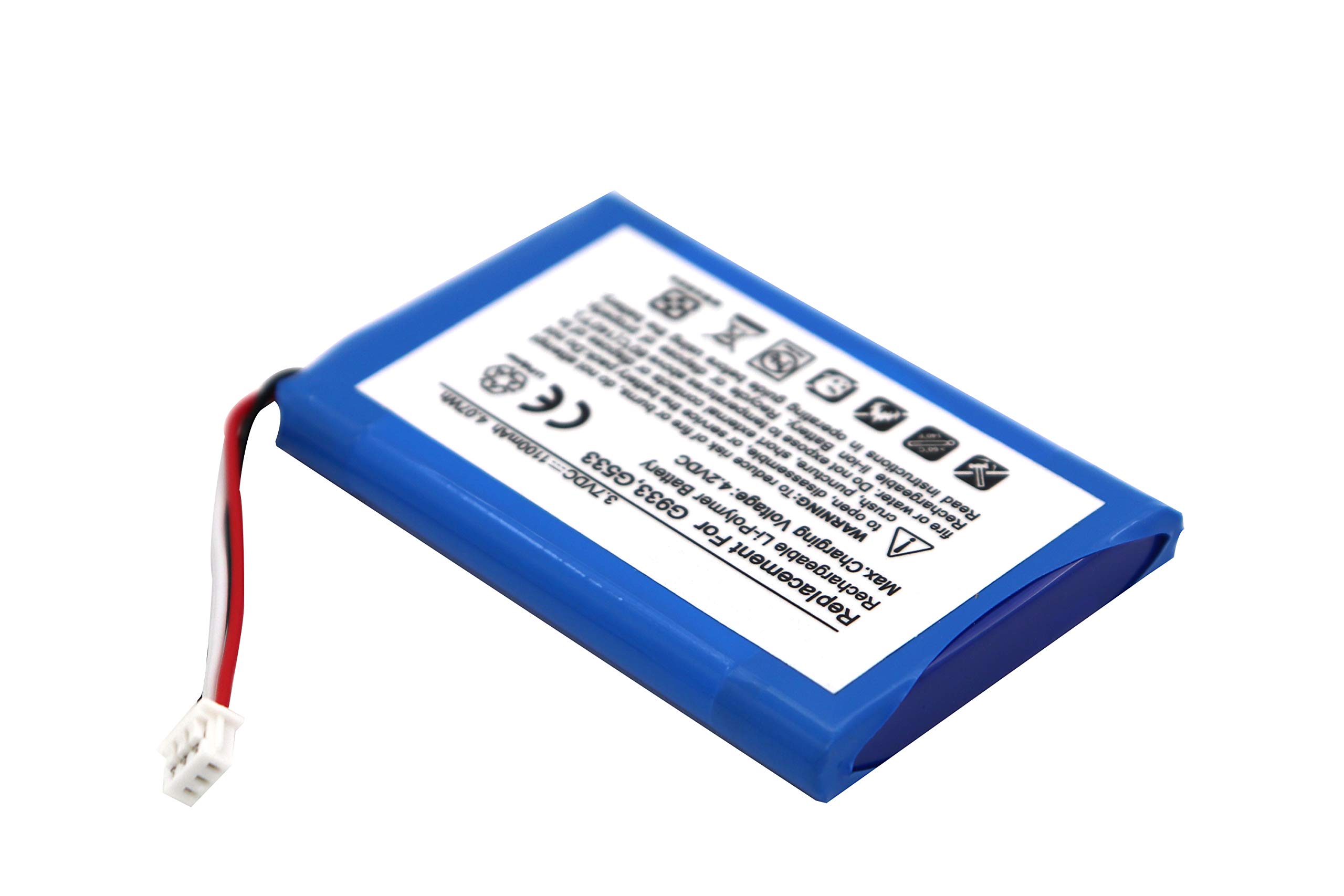 G933 Battery Replacement for LOGITECH G533 and G933 Artemis Spectrum Wireless Gaming Headset