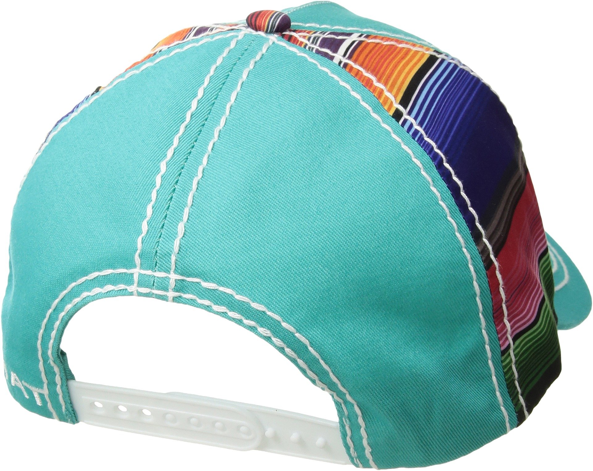 ARIAT Serape Logo Shield Ball Cap Turquoise/Multi One Size
