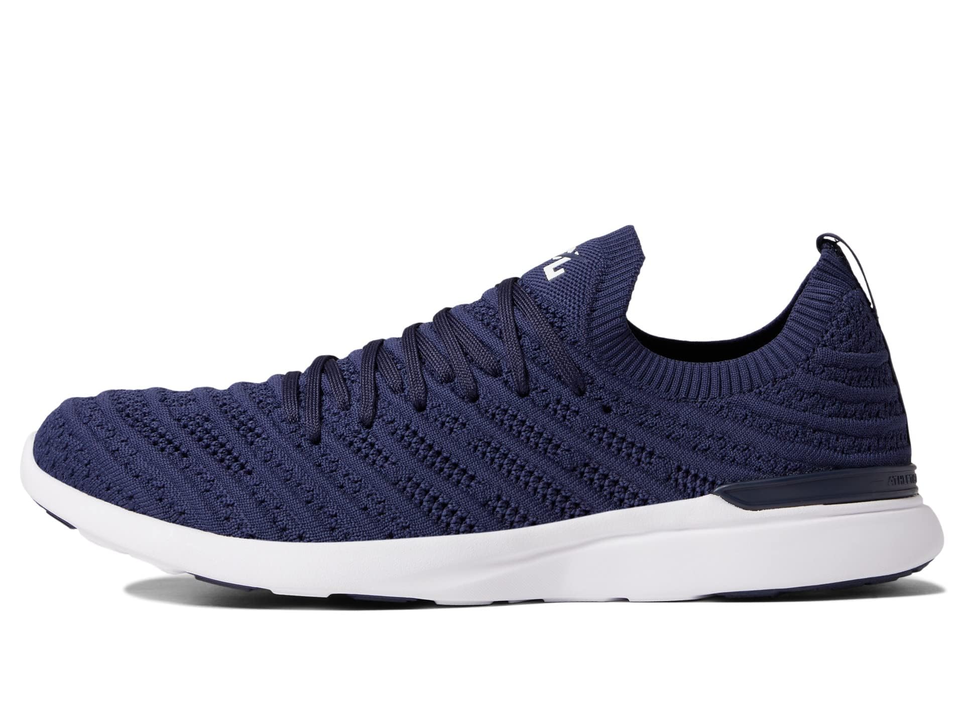 Athletic Propulsion Labs (APL) Men's Techloom Wave Sneaker, Navy/White, 10.5