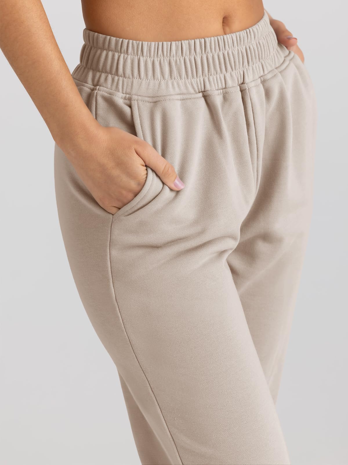 AUTOMET Womens Baggy Sweatpants Trendy Y2k Joggers Pants Lounge Winter Clothes Outfits Fashion Khaki