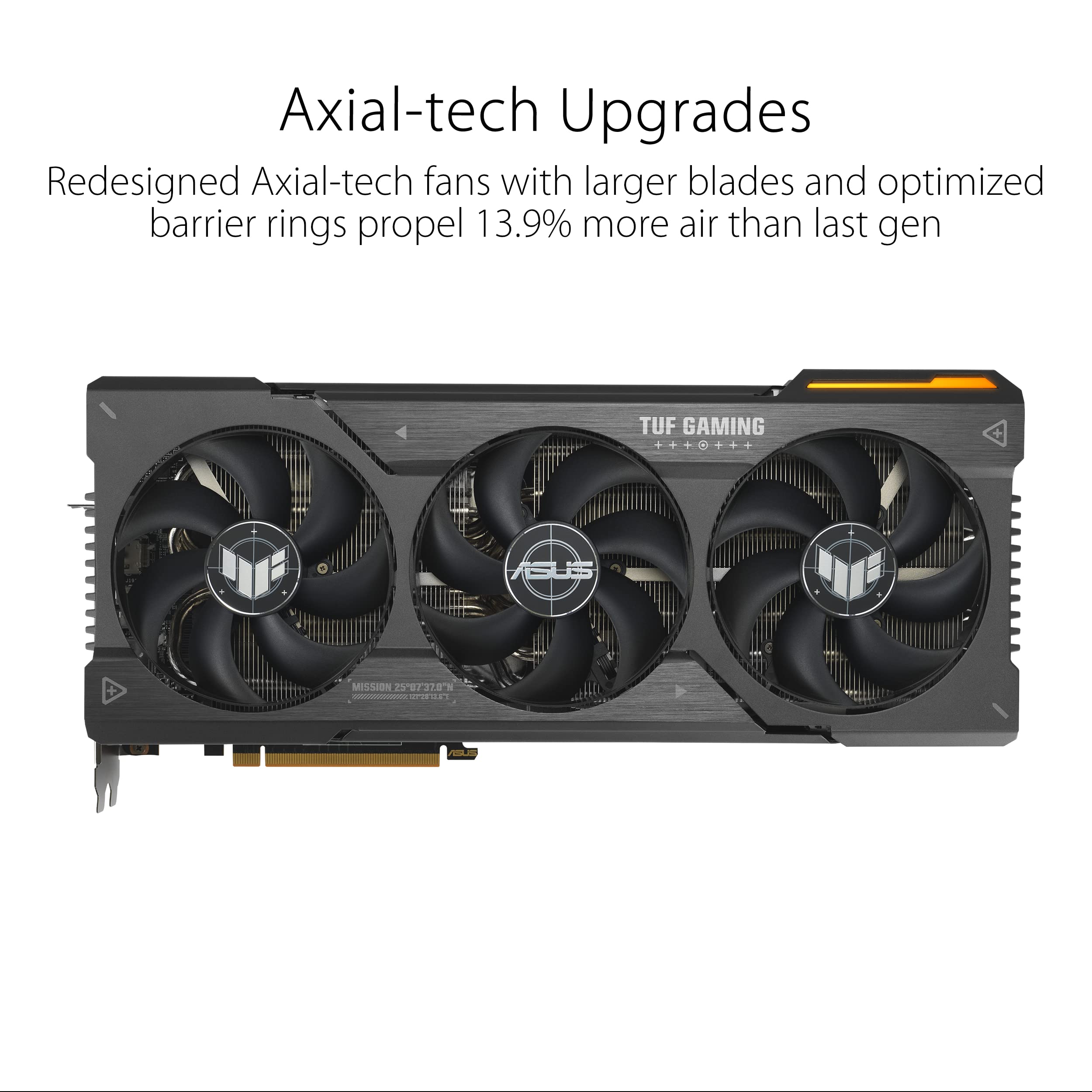 ASUS TUF Gaming Radeon⢠RX 7900 XTX OC Edition 24GB GDDR6 Graphics Card (PCIe 4.0, 24GB GDDR6, HDMI 2.1a, DisplayPort 2.1)