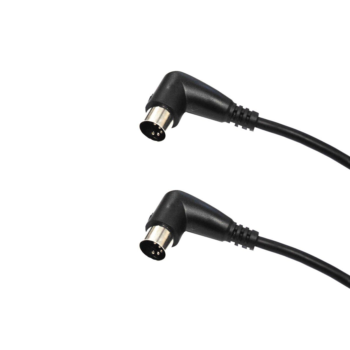 Audio2000's 10ft. Right Angle 5pin Din Midi Cable with Double Shielded - Adc2052