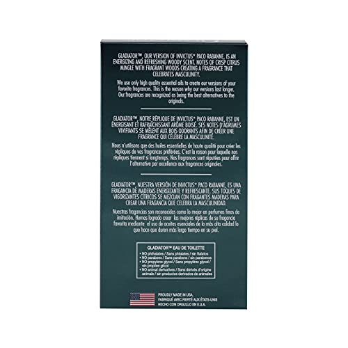PB ParfumsBelcam Gladiator Eau De Toilette Spray, Our Version of a Designer, 3.4 fl.oz.