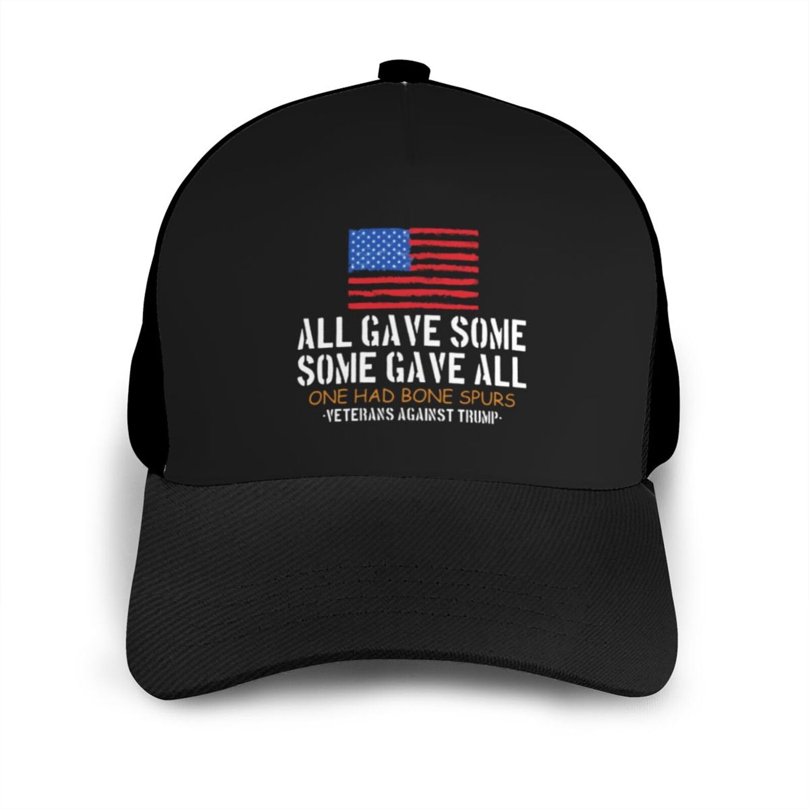 Anti Trump Veterans Against Cadet Bone Spurs Draft Dodger Baseball Cap Men Women - Classic Trucker Hat Black