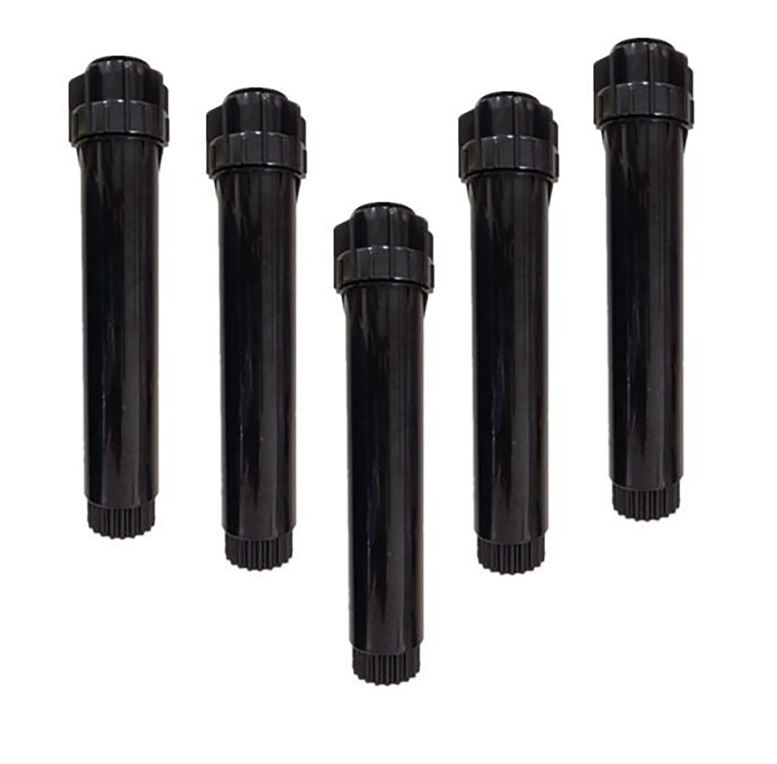 APT 4" Pop Up Sprinkler Head , with Installed 10 Van 0 to 360 Degree Adjustable Pattern Nozzle , can Also be Fitted with 6,8,10,12,15 Van Replacement Nozzle, for Lawn Garden Yard Irrigation- 5 Count