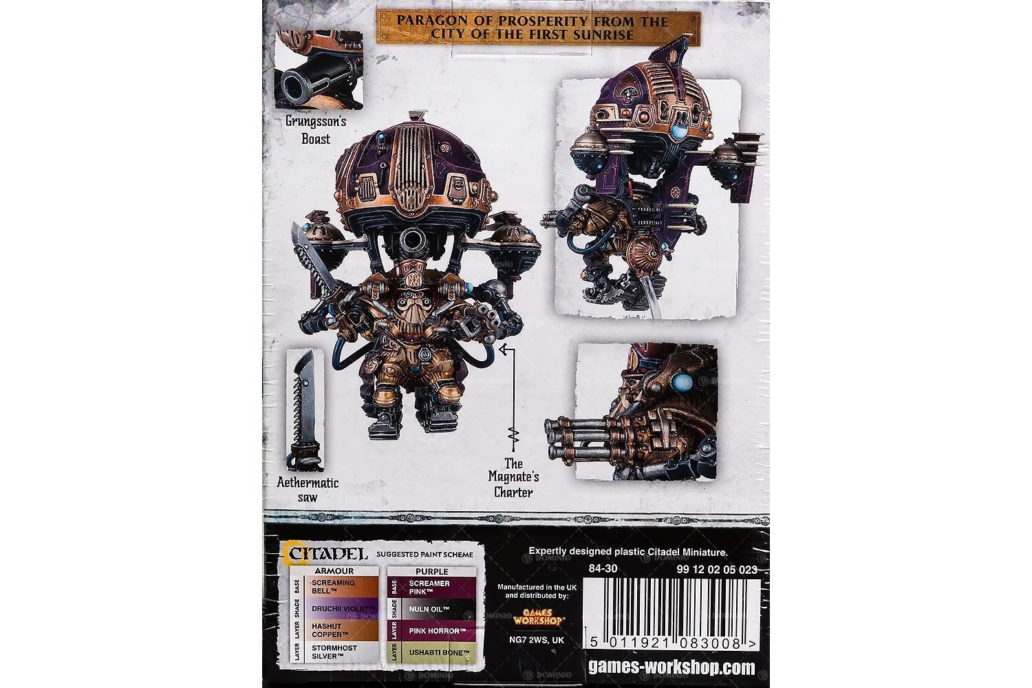 Games Workshop 99120205023 "Brokk Grungsson Lord-Magnate Barak-NAR Plastic Kit