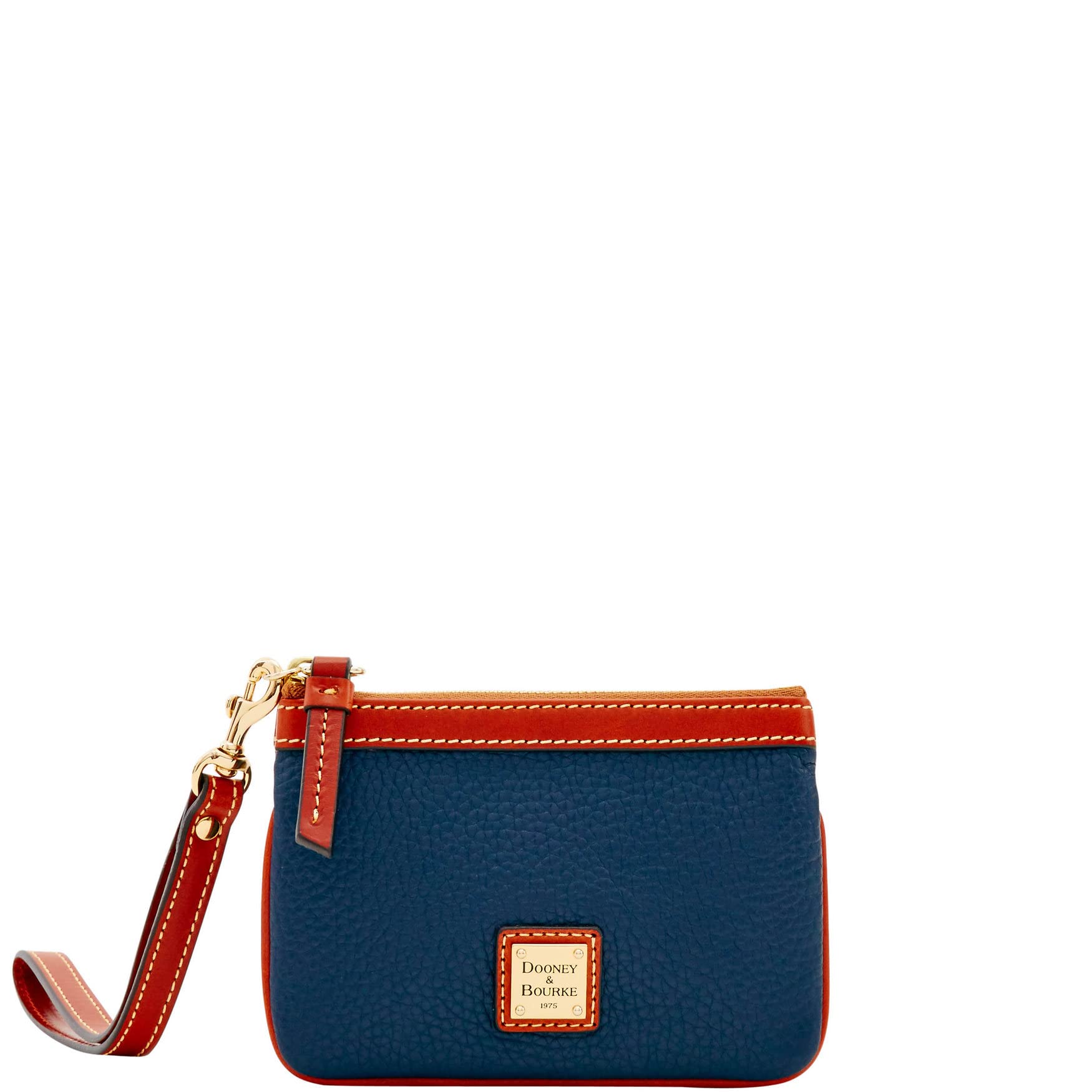 Dooney & Bourke Handbag, Pebble Grain Medium Wristlet - Blue