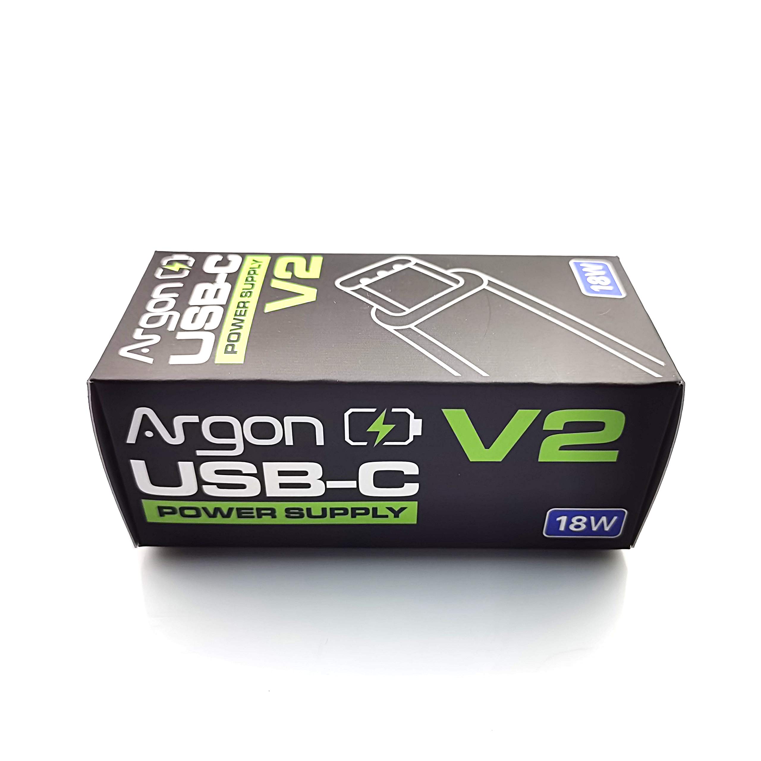 Argon NEO Case with USB Type-C Power Supply for Raspberry Pi 4 | Supports Cooling Fan, Camera, and LCD Display | GPIO and PoE Pins are Accessible