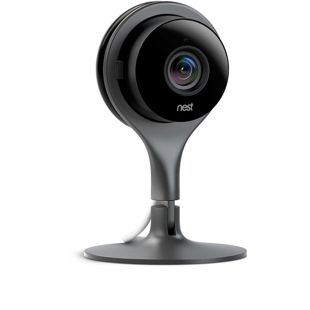 Google Nest Indoor Security Camera Pack of 3 Bundle with Deco Gear 2 Pack WiFi Smart Plug (5 Items)