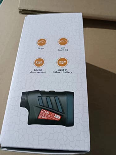 Auroland Pro Golf Rangefinder, 656Yard, Slope Measurement, Smart Scanning Mode, 6X Magnification, ±0.54 Yard Accuracy, Waterproof, Lithium Battery Included