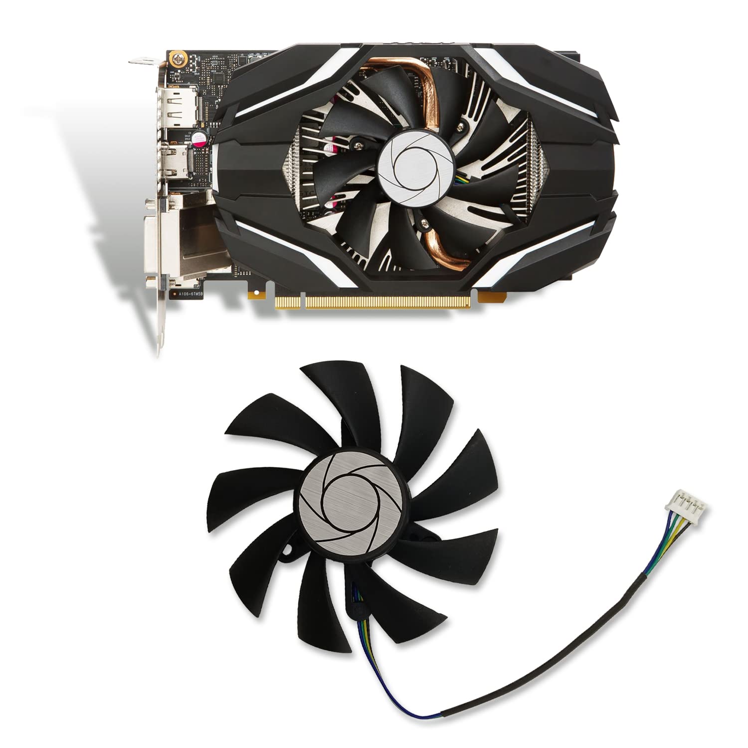 Cavabien 84mm MSI GTX 1060 ITX OC 6G GTX950 R7 360 2GD5 GTX1060 OC 3G Graphics Card Cooling Fan HA9015H12SF-Z 12V 0.45A 4000RPM