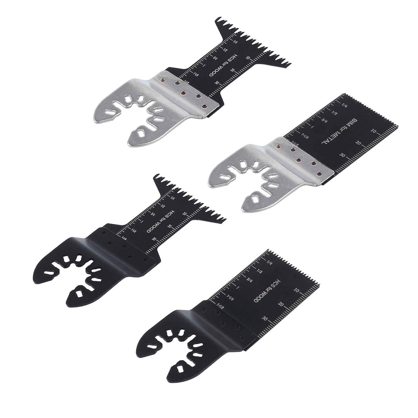AUTOUTLET 20pcs Oscillating Saw Blades Metal/Wood Flush Cut Oscillating Saw Blade Multi-tool Kit Quick Release For Fein Multimaster Makita Bosch