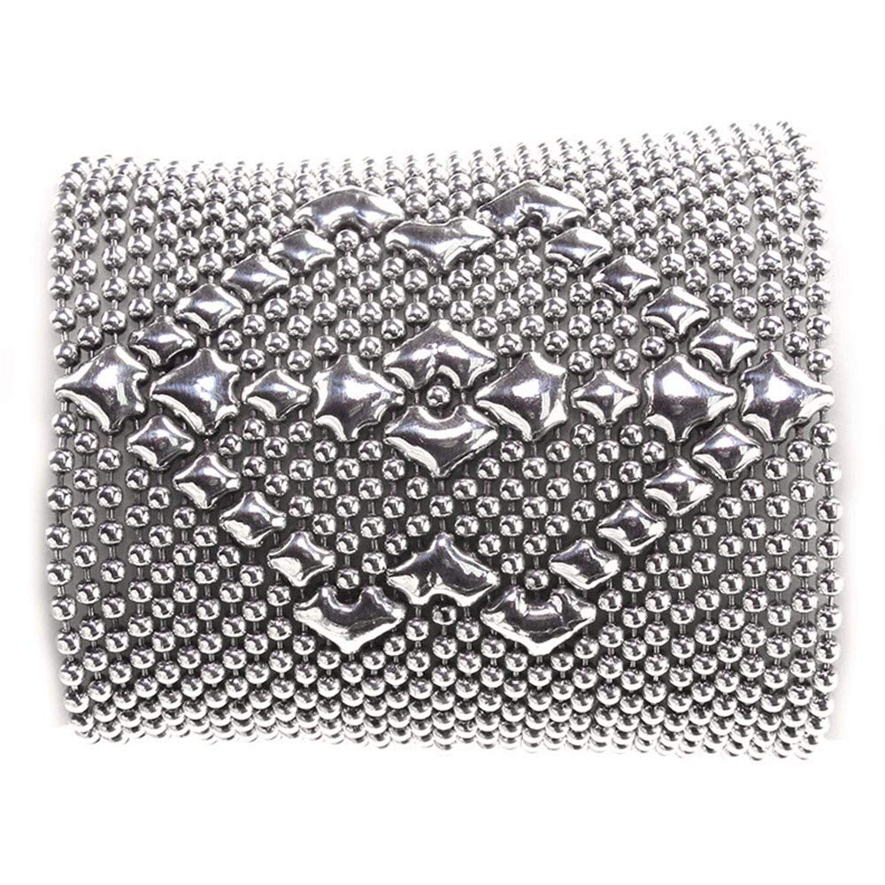 B50-AS Antique Silver Bracelet - Liquid Metal by Sergio Gutierrez (7.75)