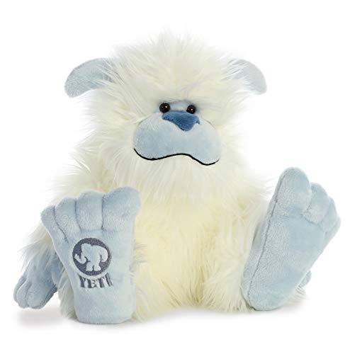 Aurora® Mysterious Fantasy Yeti Stuffed Animal - Mythical Companion - Imaginative Adventures - White 12.5 Inches