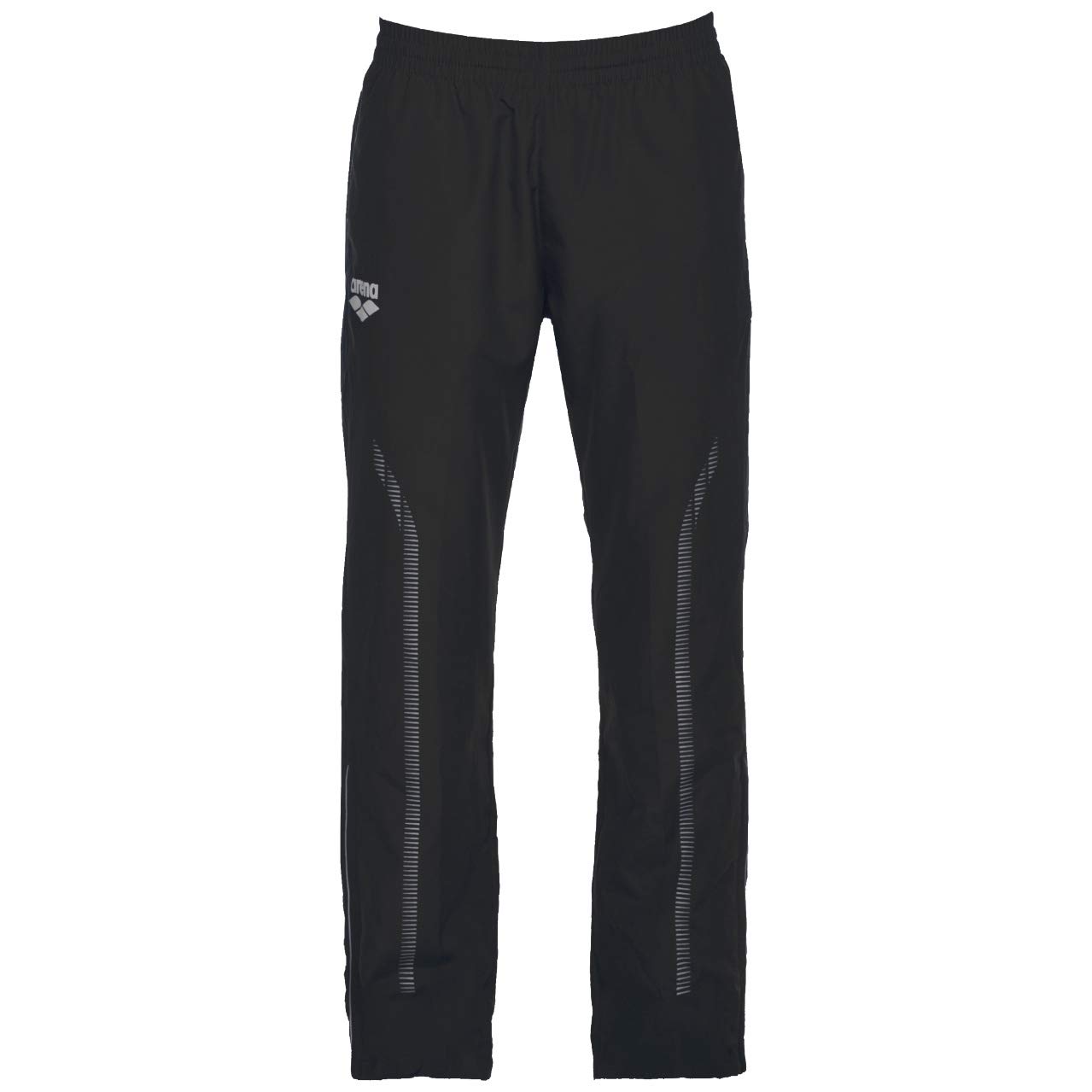 ARENA Standard Team Line Warm-up Tracksuit Lightweight Athletic Jacket, Black-Pants, XS