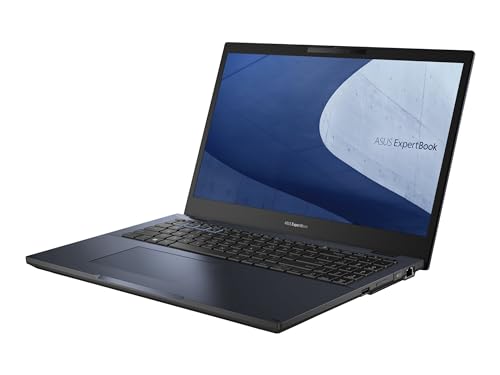 ASUS ExpertBook B2 Business Laptop (15.6" FHD, Anti-Glare, Intel 12-core i7-1260P, 64GB RAM, 2TB SSD) Backlit, Fingerprint, Thunderbolt 4, Wi-Fi 6E, 3-Year Warranty, IST Cable, Win 11 Pro, Black