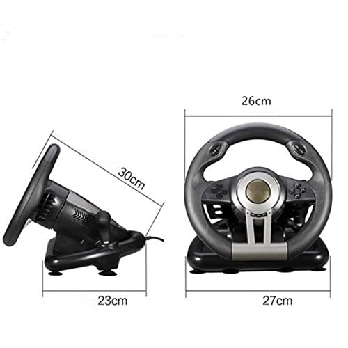 JISMCEKU Gaming Steewheel Game Accessory Automobile Race Vibration Computer Game Steewheel