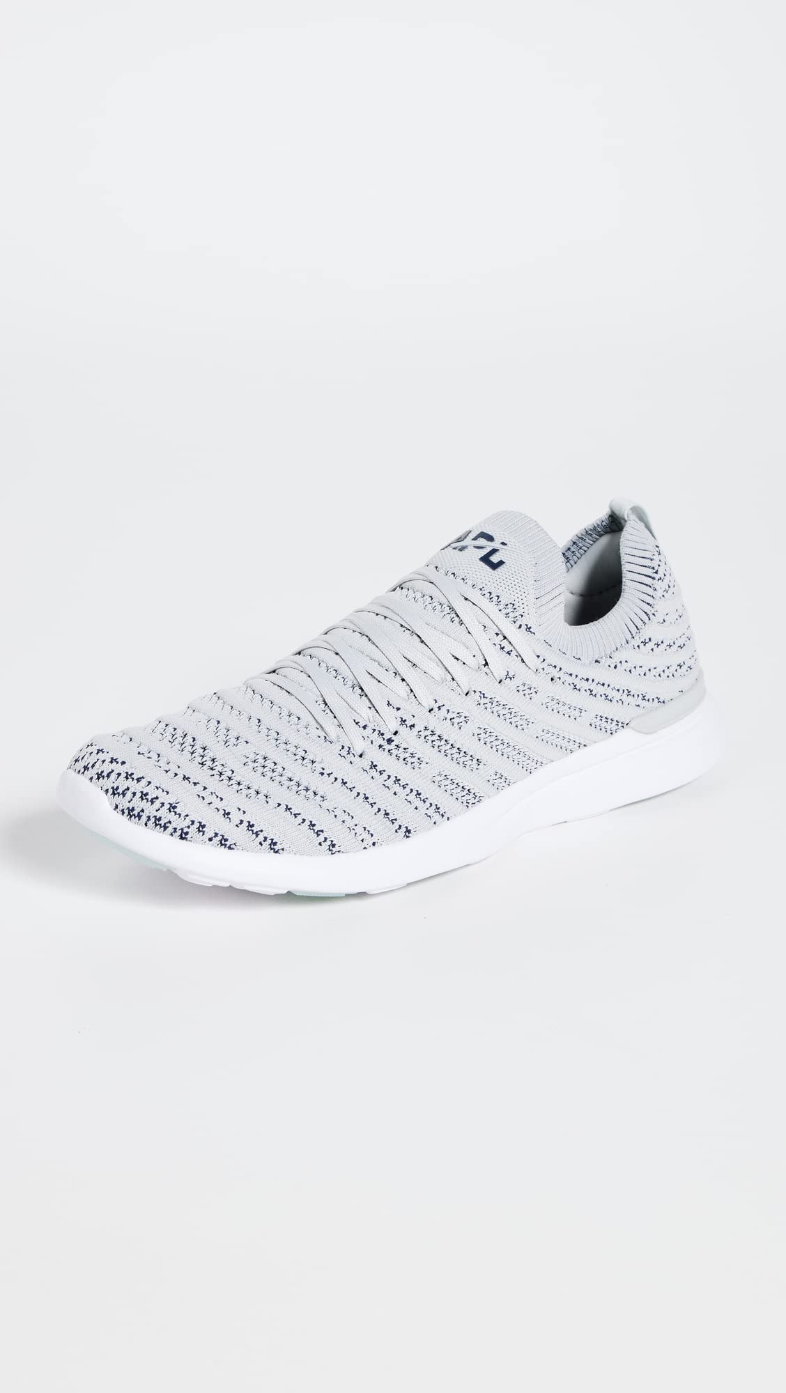 APL: Athletic Propulsion Labs Men's Techloom Wave Sneakers, Steel Grey/Navy/White, 11.5 Medium US