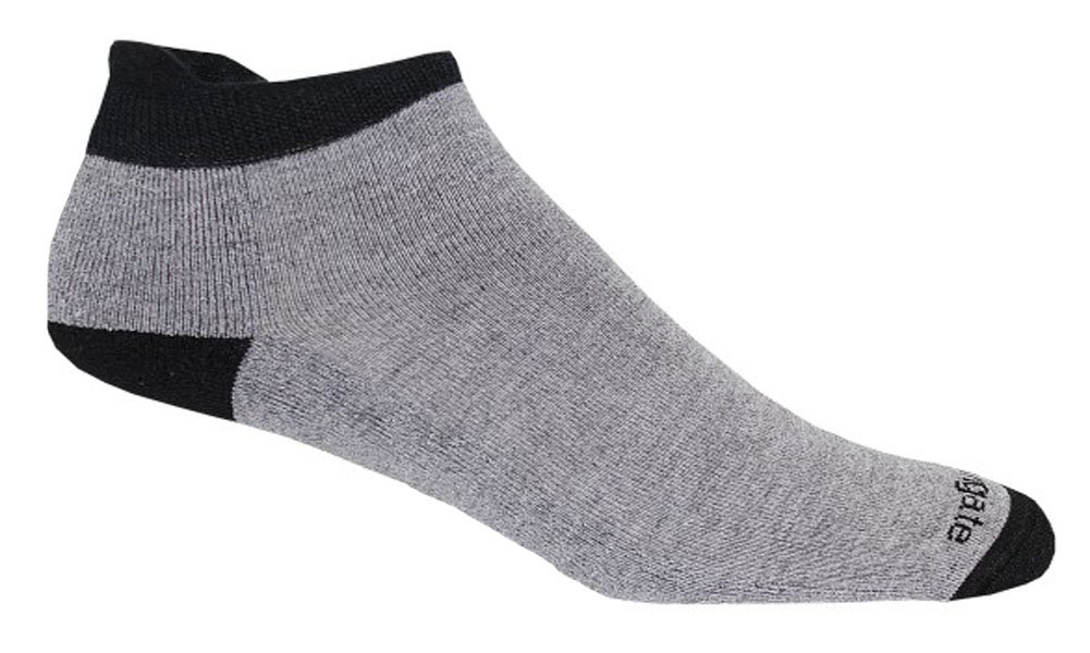 Ausangate Socks Women's Alpaca Heel Tab Sock - White/Turquoise, Medium