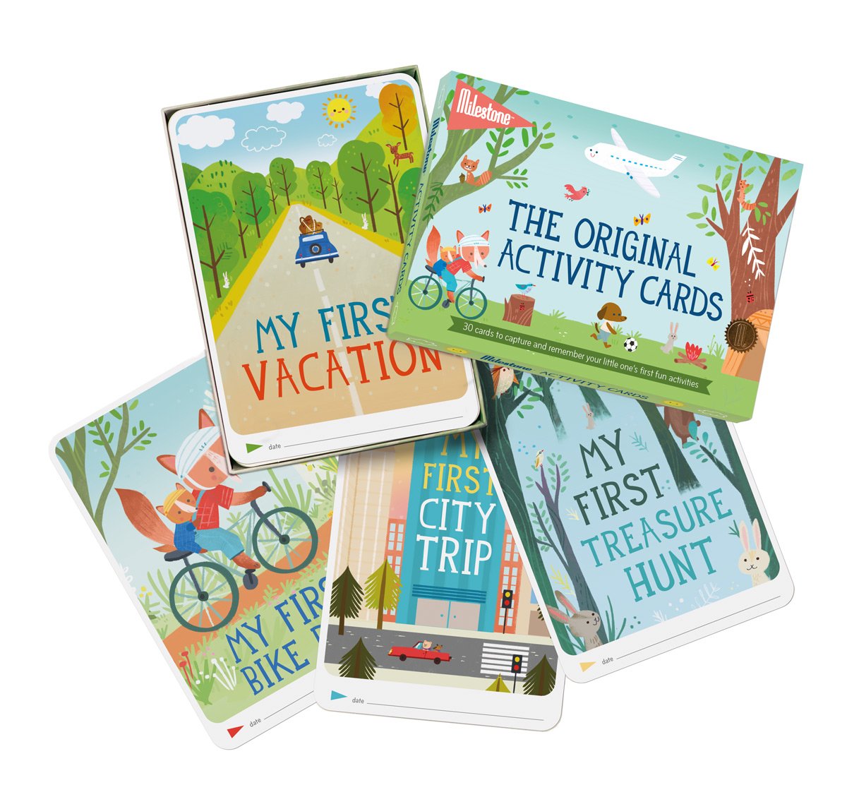 Milestone - Baby Photo Cards Original - Set of 30 Photo Cards To Capture Your Baby's First Year in Weeks, Months, and Memorable Moments