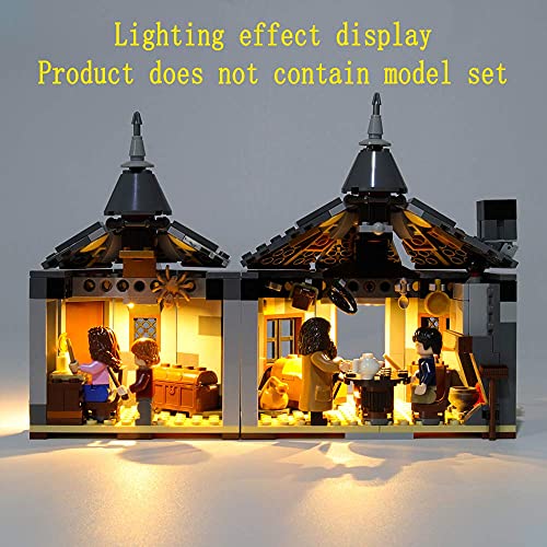GEAMENT Light Kit for Hagrid's Hut Buckbeak's Rescue - Compatible with Lego 75947 Toy Hut Building Set (Model Set Not Included)