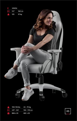 AKRacing California Gaming Chair XS Extra Small, Swivel, Rocker and Seat Height Adjustment Mechanisms with 5/10, Purple