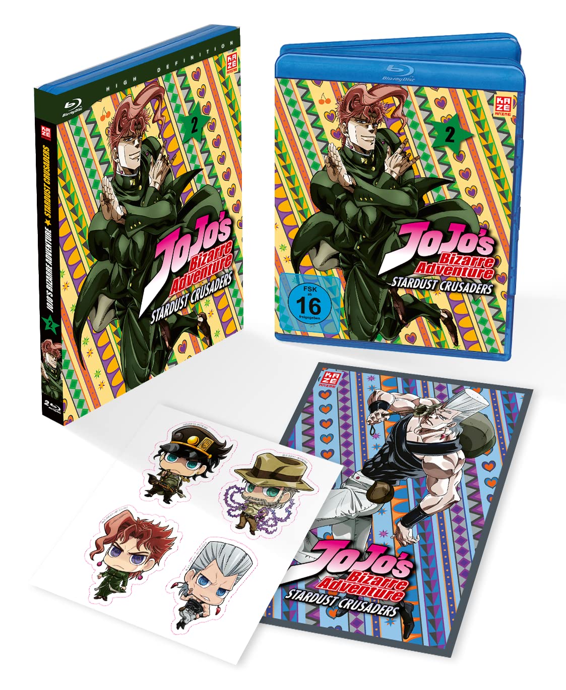 Jojo's Bizarre Adventure - Staffel 2 - Gesamtausgabe - [Blu-ray]