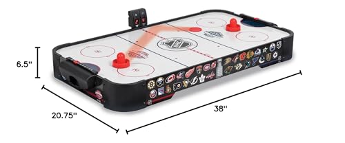 EastPoint Sports NHL Fury Table Top Hover Hockey - Tabletop Air Hockey Game with Pucks and Pushers