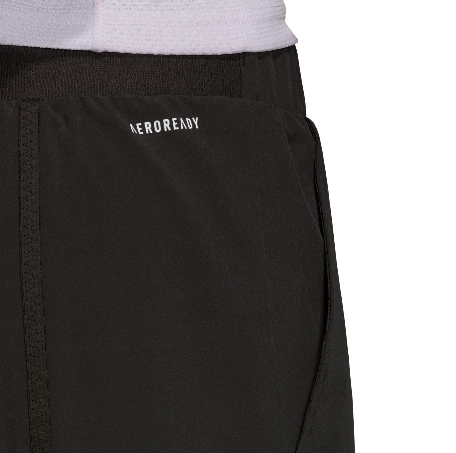adidas Men's 2 In 1 Ergo Short HEAT.RDY Legend Earth/Gray Large 7"