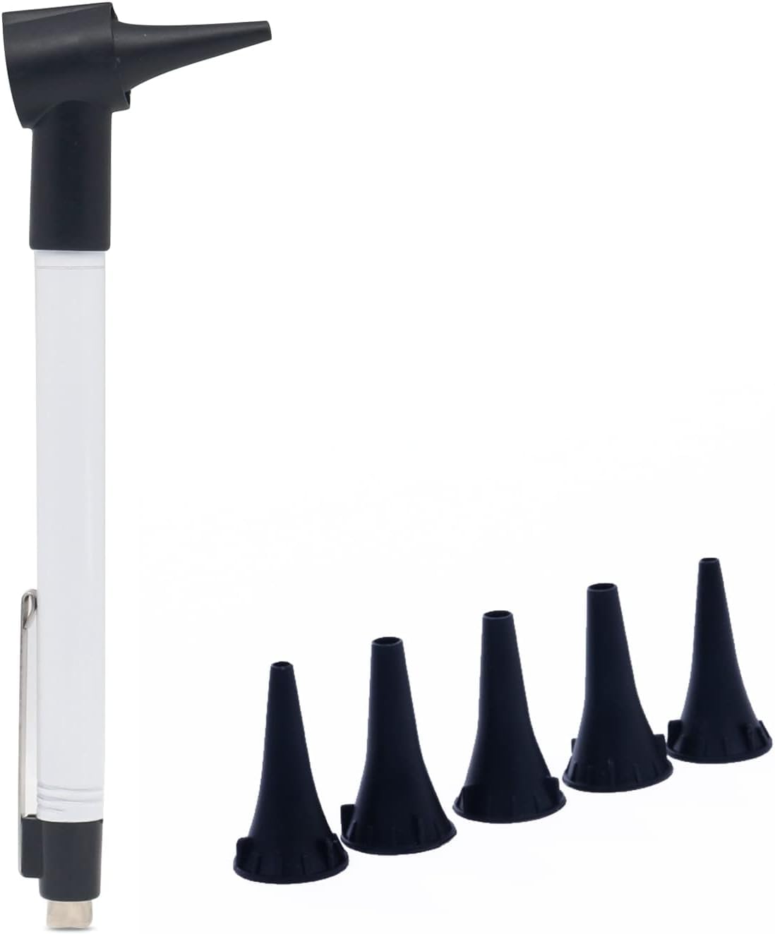 BOCOOLIFE Ear Clean Tool - Mini Otoscopic-kit, Pocket Clip Home Use, Comes with 5 Sized Speculas