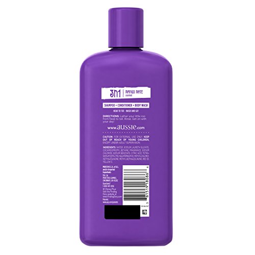 Mango Mate Kids 3 in 1 Shampoo & Conditioner 12 Fl Oz